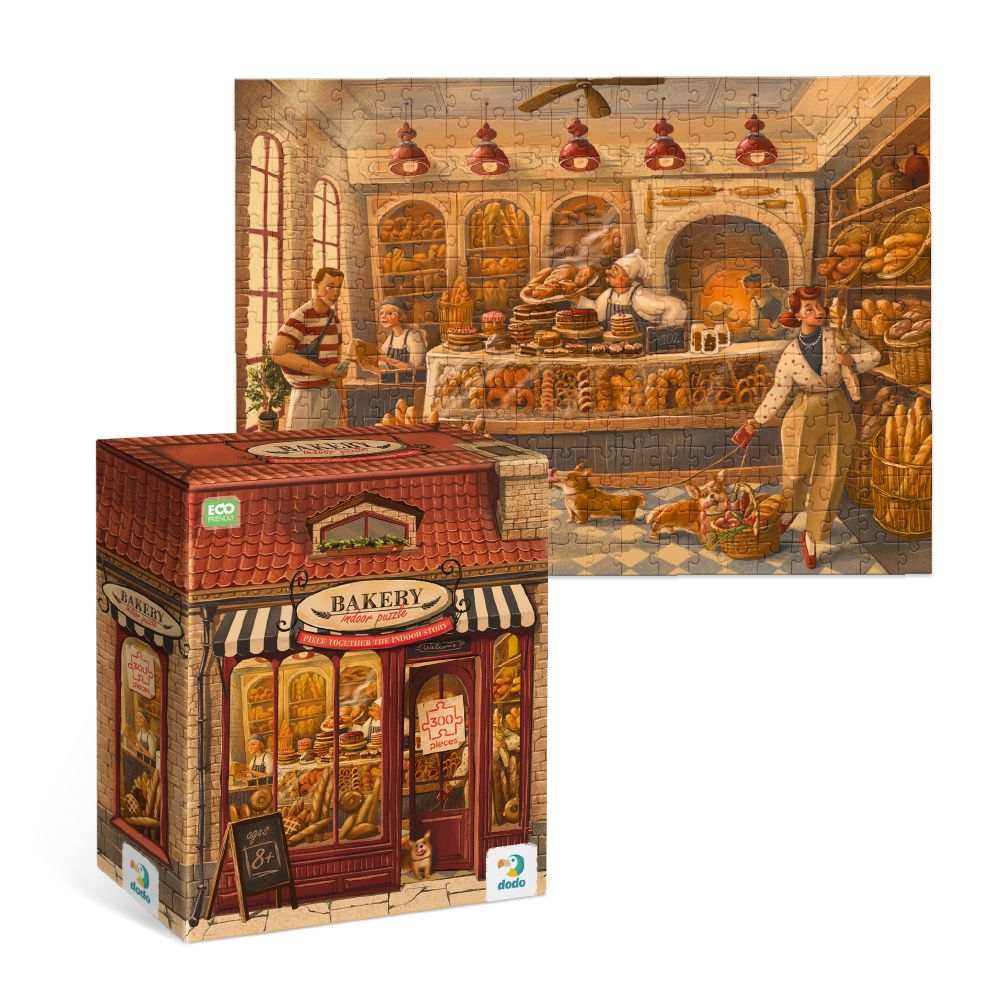Educational puzzle Puzzle Bakery 300 pcs Recommended age 7 years + For ...