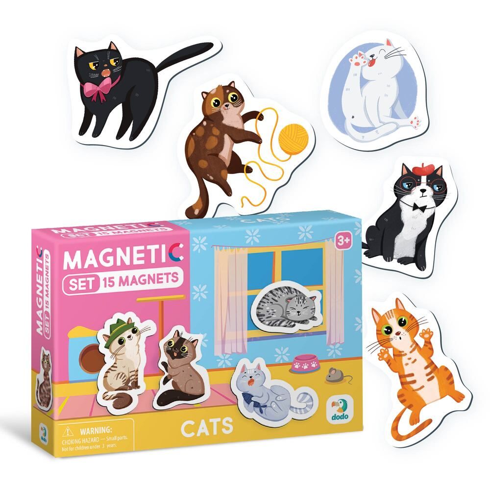 Educational magnetic puzzles Cats Recommended age 3 years + For boys ...